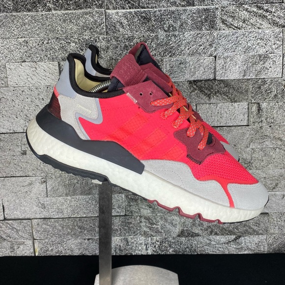 adidas | Shoes | Adidas Night Jogger Shock Red Mns | Poshmark